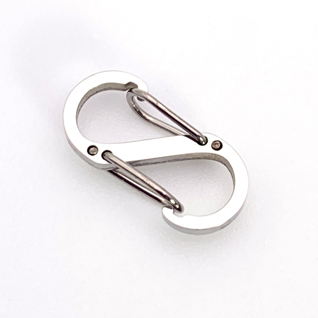 2/4pcs Stainless Steel Push Gate Clasp Findings, Key Clasps, Connector ...