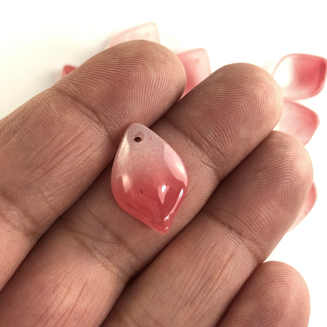 24 Pack 19mm Pink Flower Petal Beads Bulk Pack Beads BEA1186 | Etsy