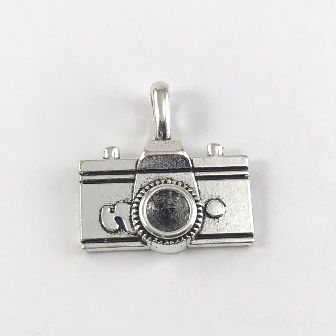 8 Pack Camera Pendant Charms, 22mm, Jewelry Making Pendant Charms, Bulk ...