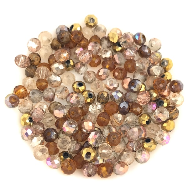 Gold Glass Beads - Etsy