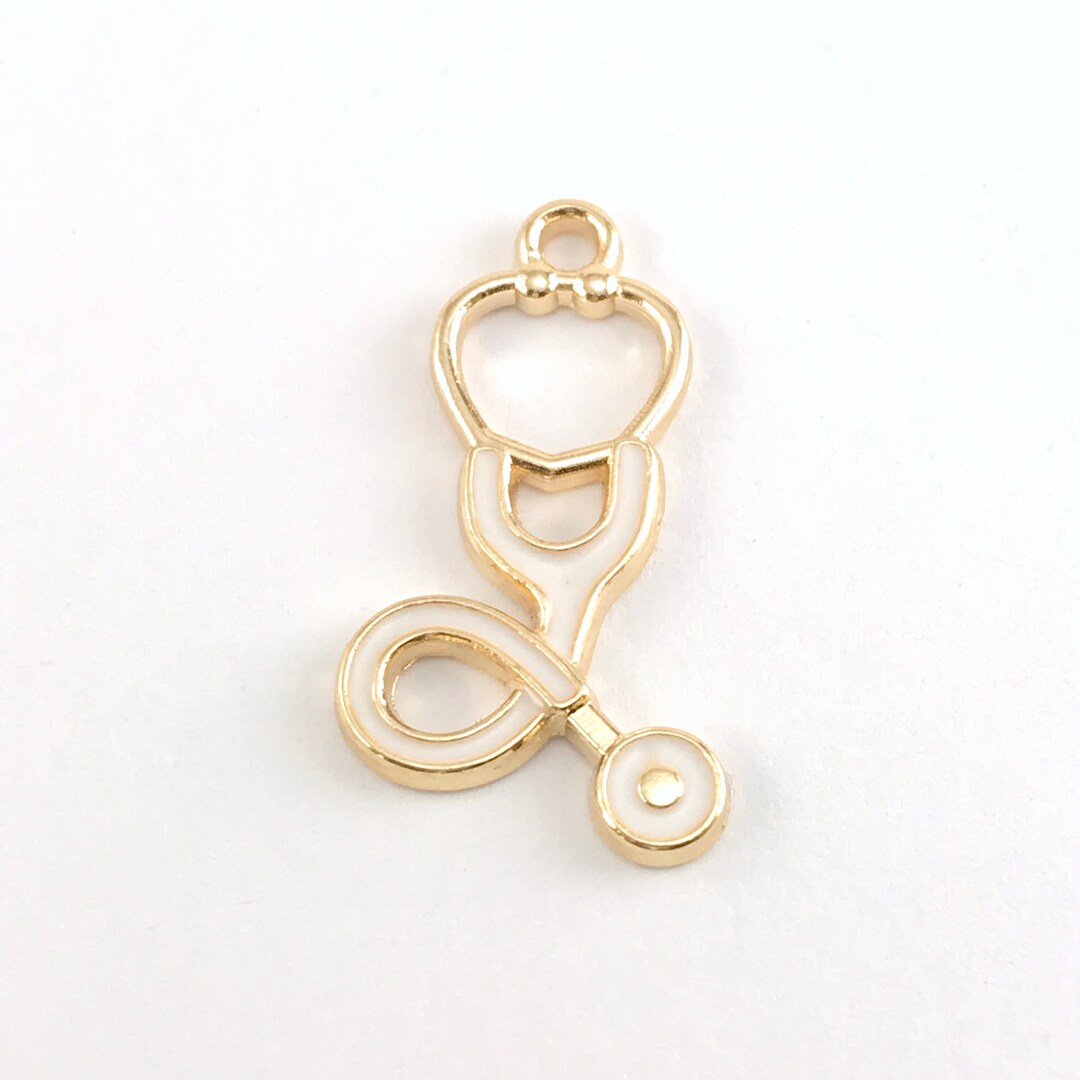 5/10 Pack Enamel Stethoscope Doctor or Nurse Appreciation Pendant ...