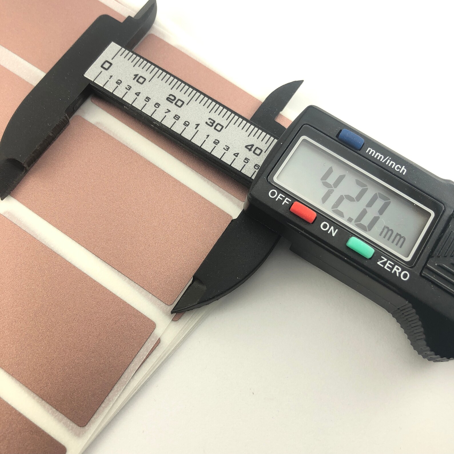 100 Pack Rose Gold Rectangle Scratch off Promotional Stickers - Etsy