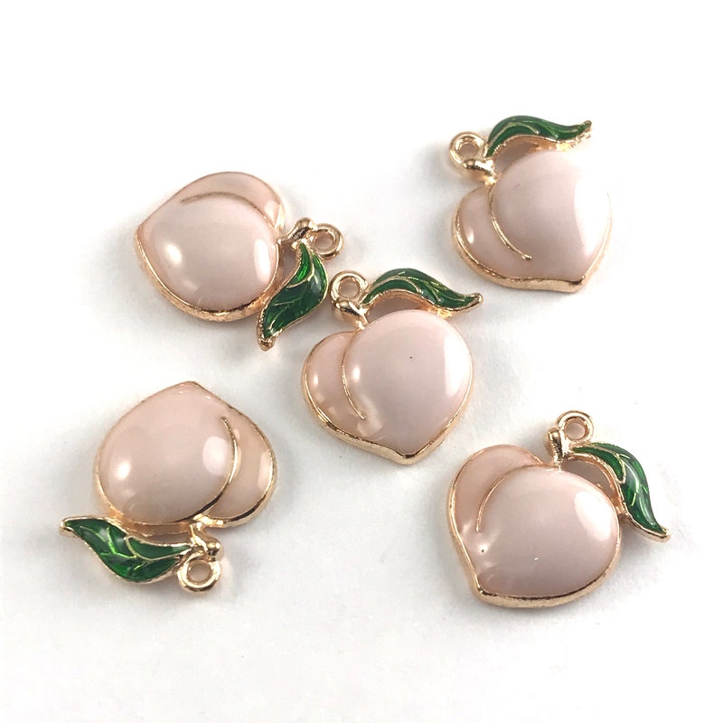 Peach Charms - Etsy