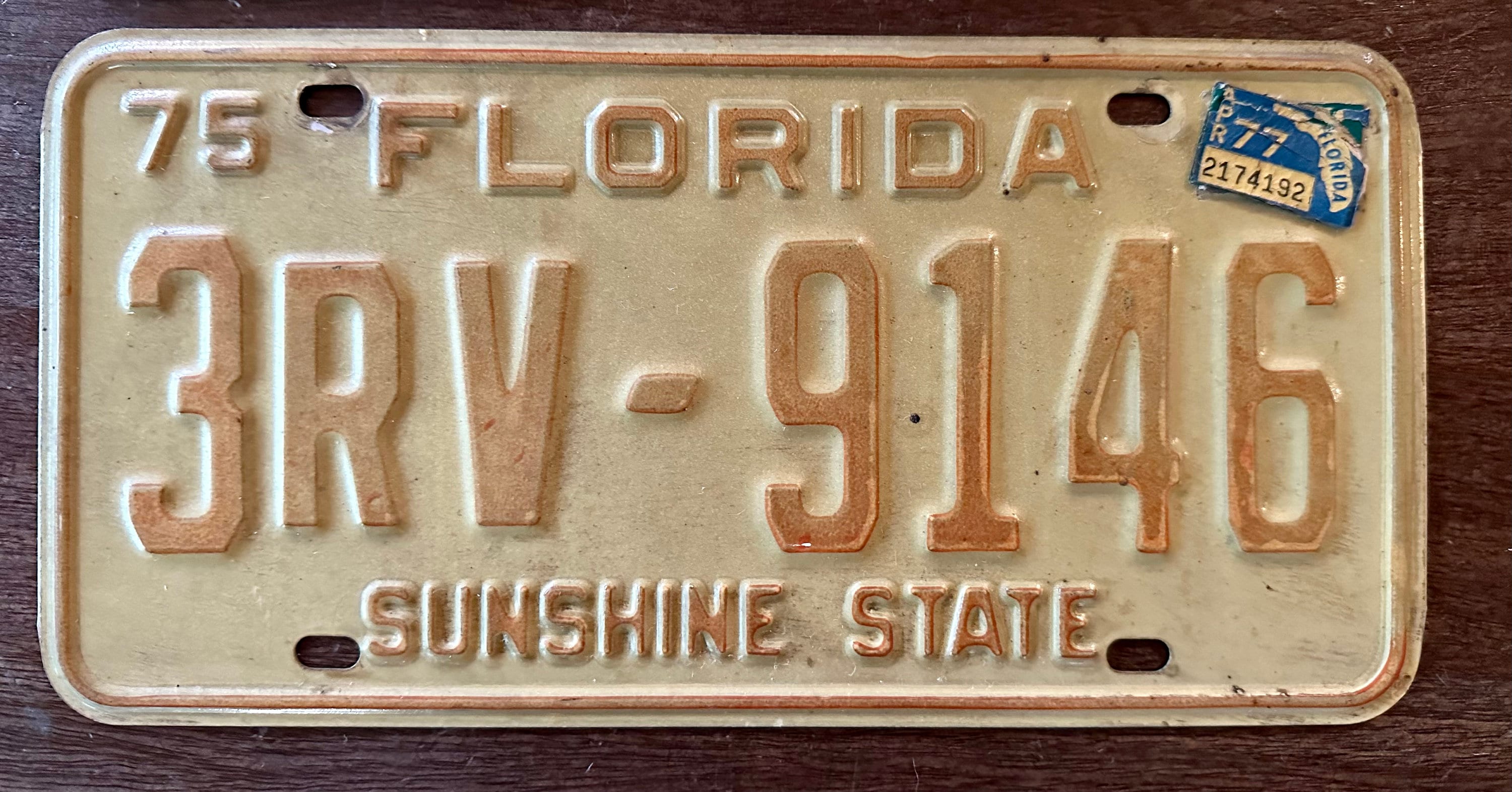 1975 Florida License Plates. Florida Plates - Etsy