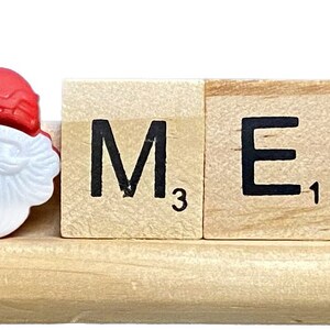 Christmas Scrabble Decoration- Believe, Lets Bake, Be Merry - Etsy