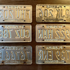 Florida- Hillsborough License Plates 1980’s - Etsy
