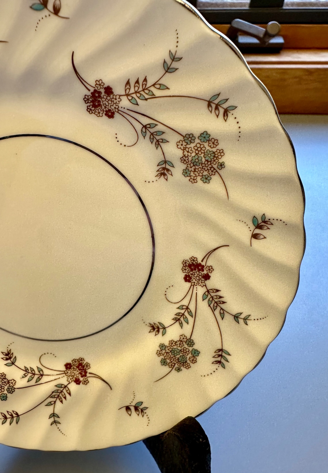 Vintage Foley Bone China “mandarin” by Hazel Thumpston Saucer/plate 6 3 ...