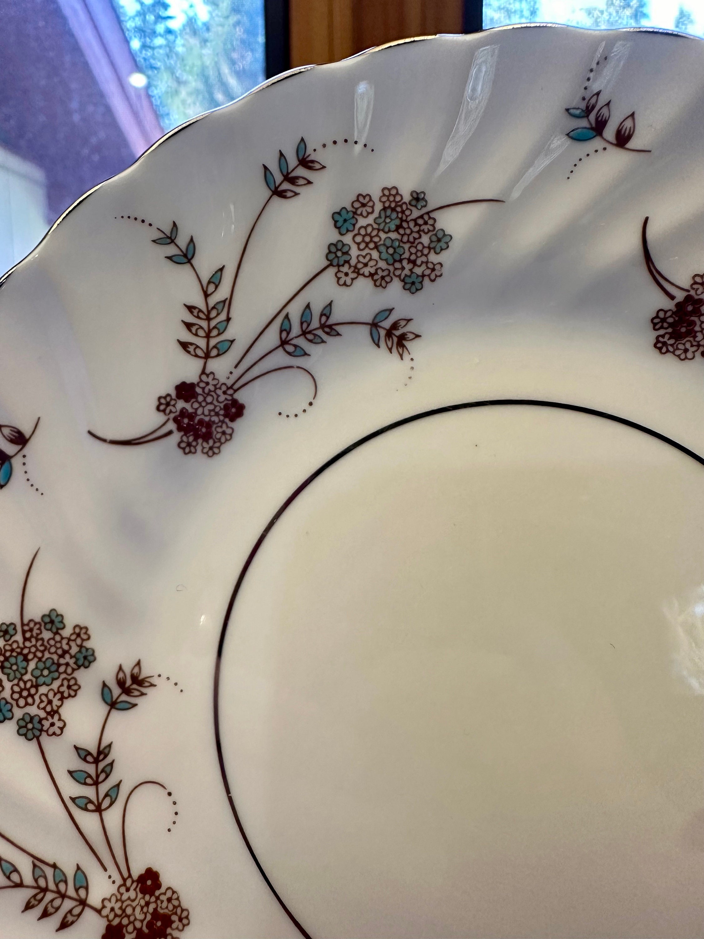 Vintage Foley Bone China “mandarin” by Hazel Thumpston Saucer/plate 6 3 ...