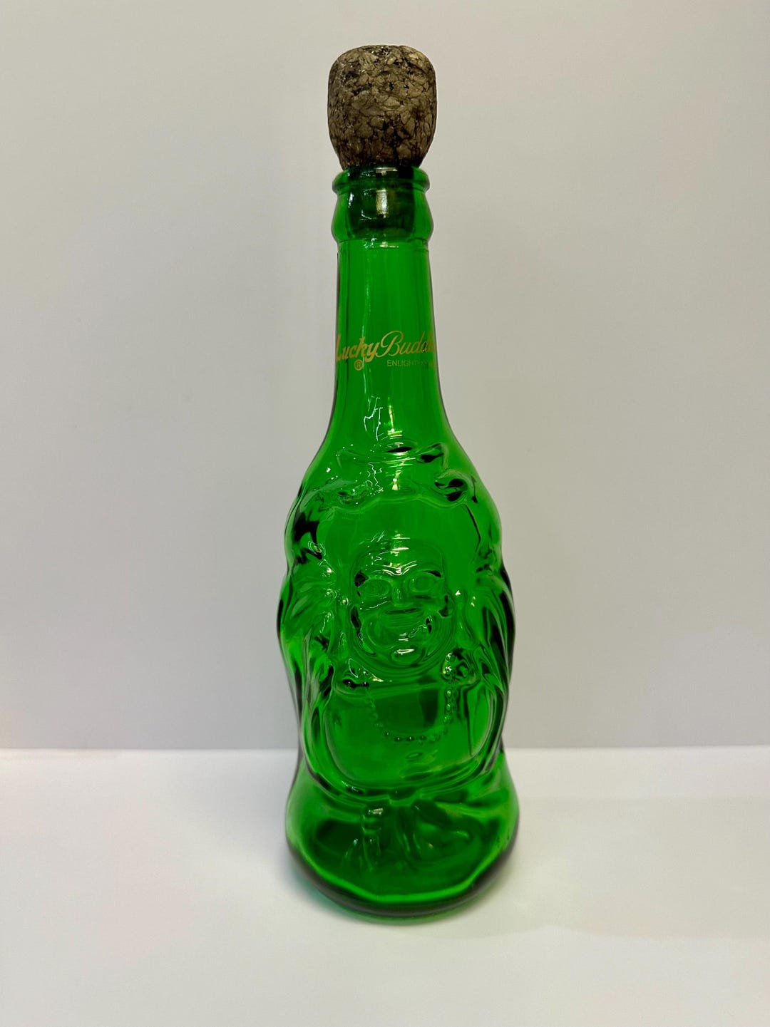 Lucky Buddha Enlightened Beer Green Bottle With Cork - Etsy