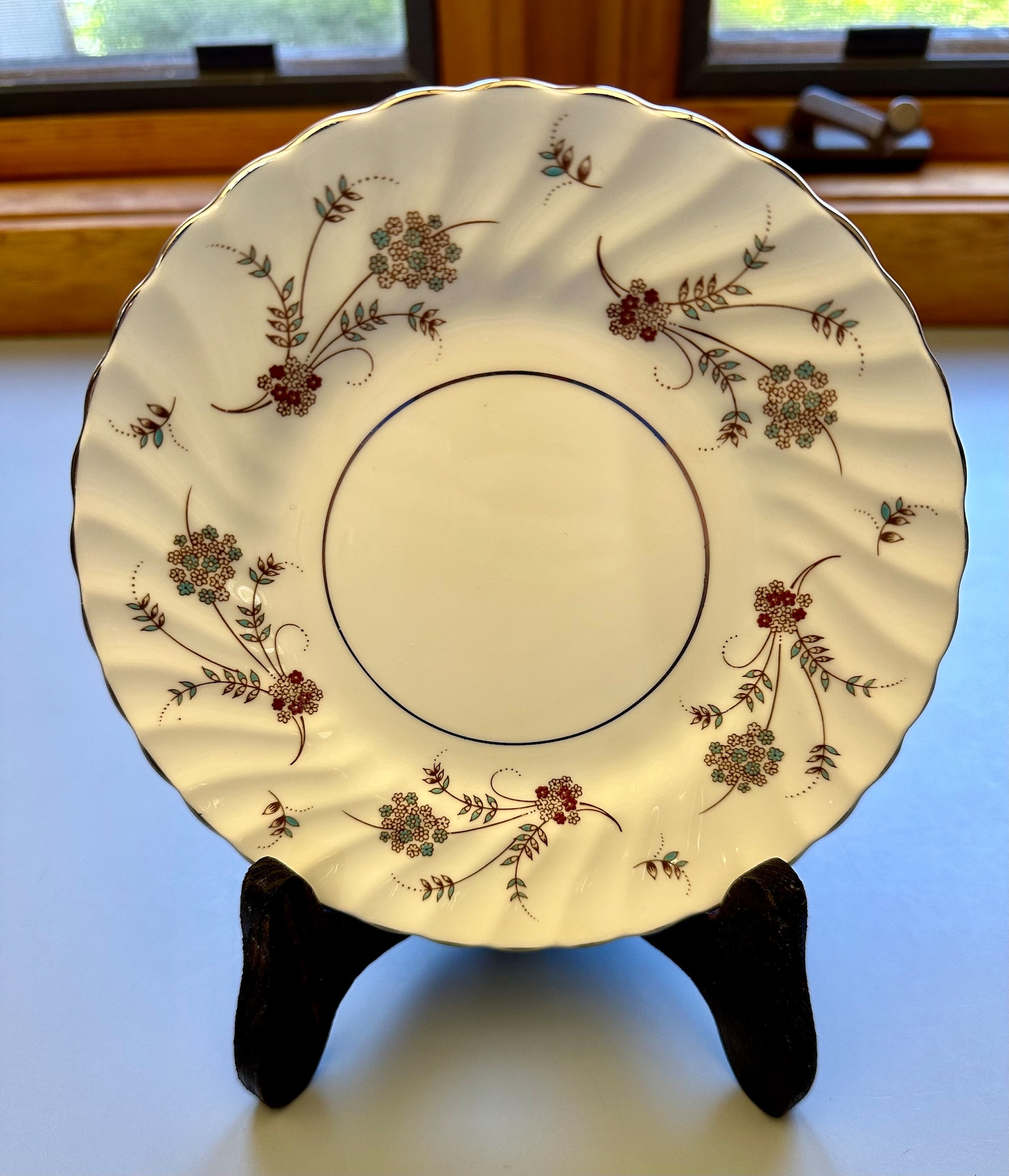 Vintage Foley Bone China “mandarin” by Hazel Thumpston Saucer/plate 6 3 ...