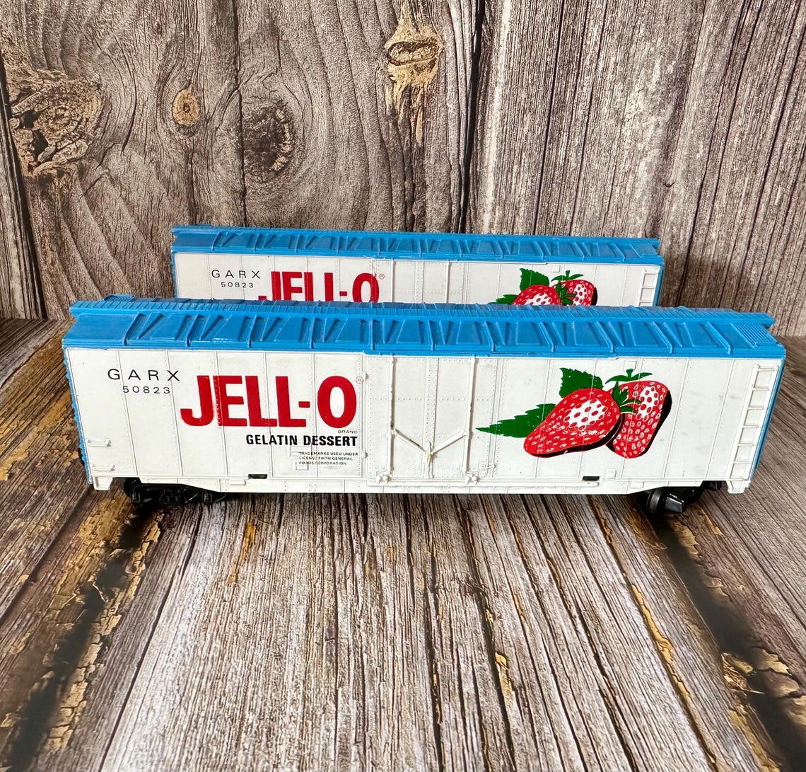 Vintage Tyco Jell-o Gelatin Dessert Train Car. - Etsy