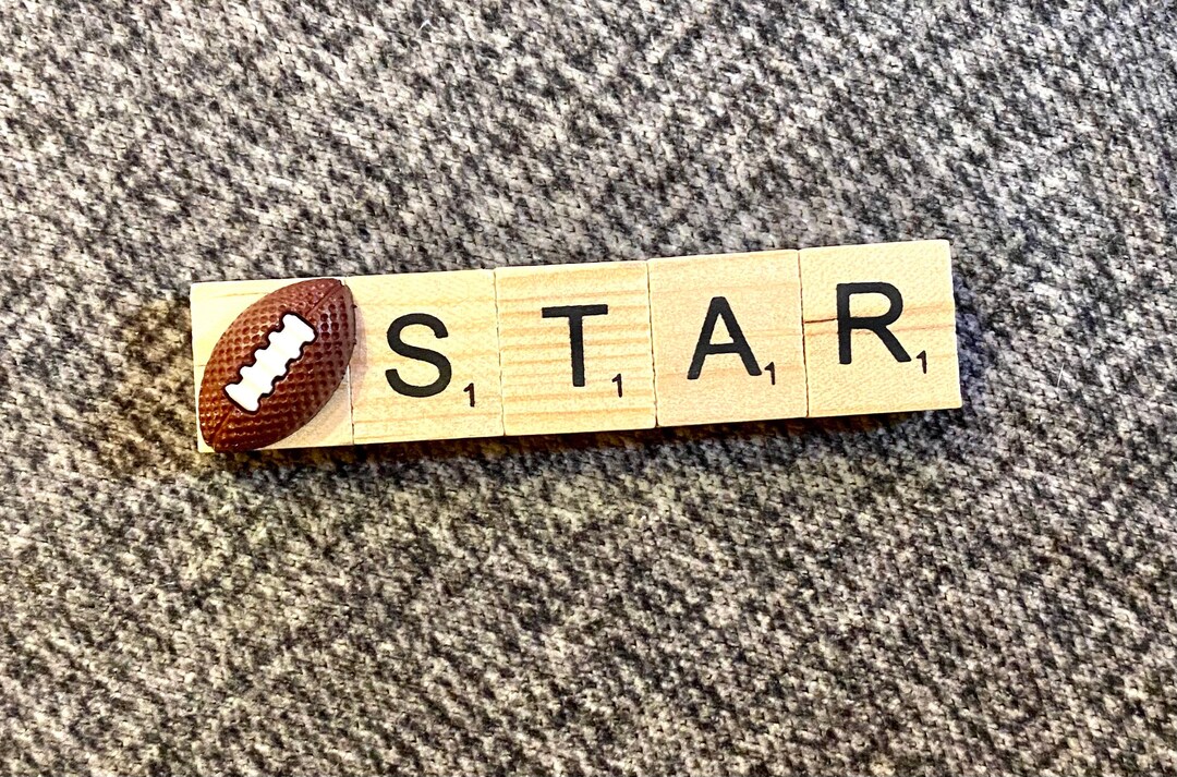 Football Star Magnet, Football Magnet - Etsy