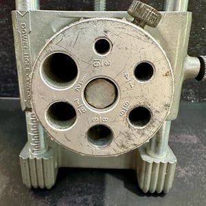 Vintage Revolving Turret Dowel Jig 9-4186 1974 Sears Craftsman - Etsy