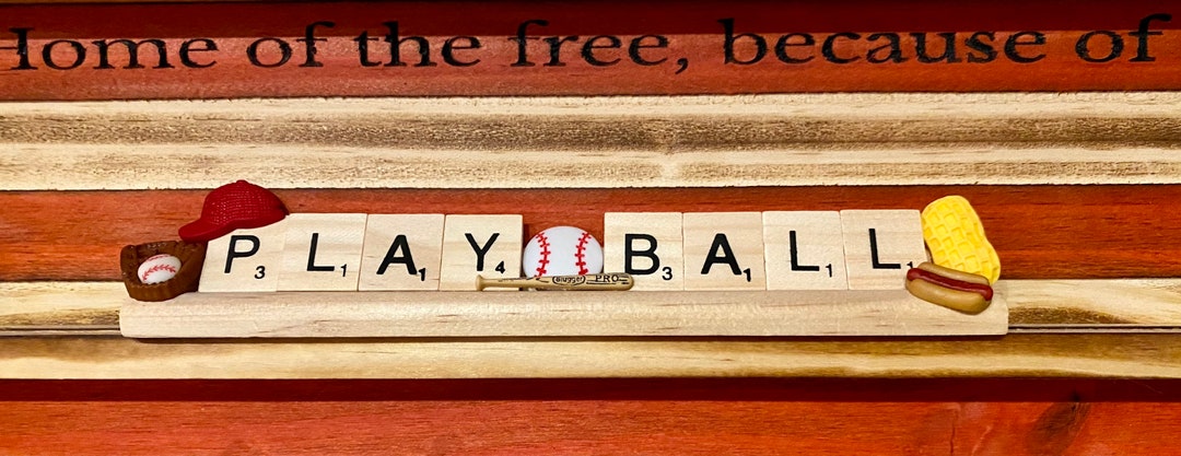 Baseball Name Plate, Baseball Gift, Play Ball - Etsy