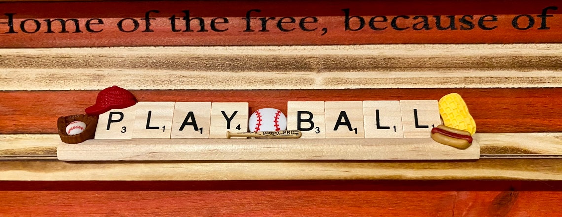 Baseball Name Plate, Baseball Gift, Play Ball - Etsy