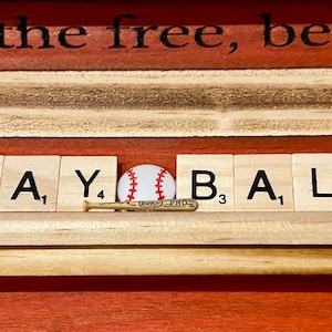 Baseball Name Plate, Baseball Gift, Play Ball - Etsy