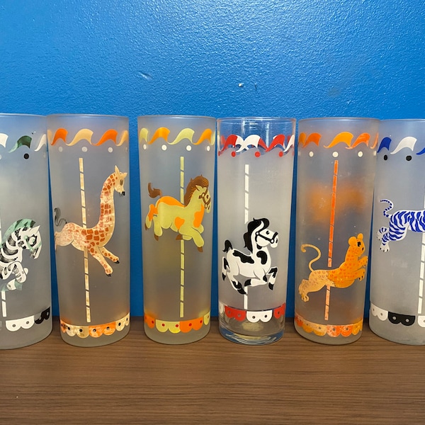 Libbey Circus Glass - Etsy