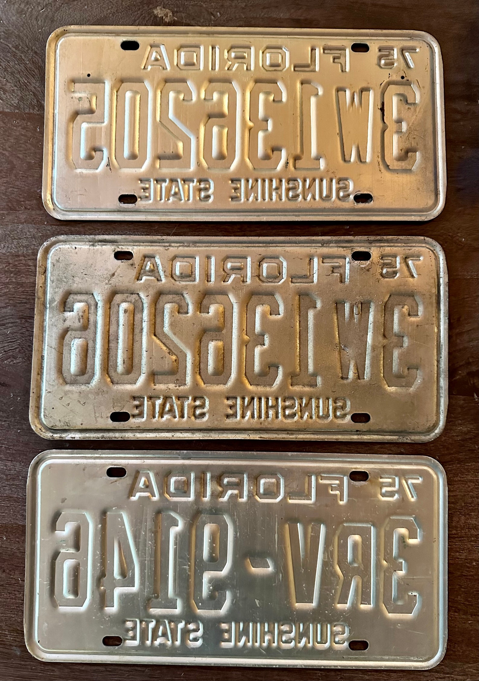 1975 Florida License Plates. Florida Plates - Etsy
