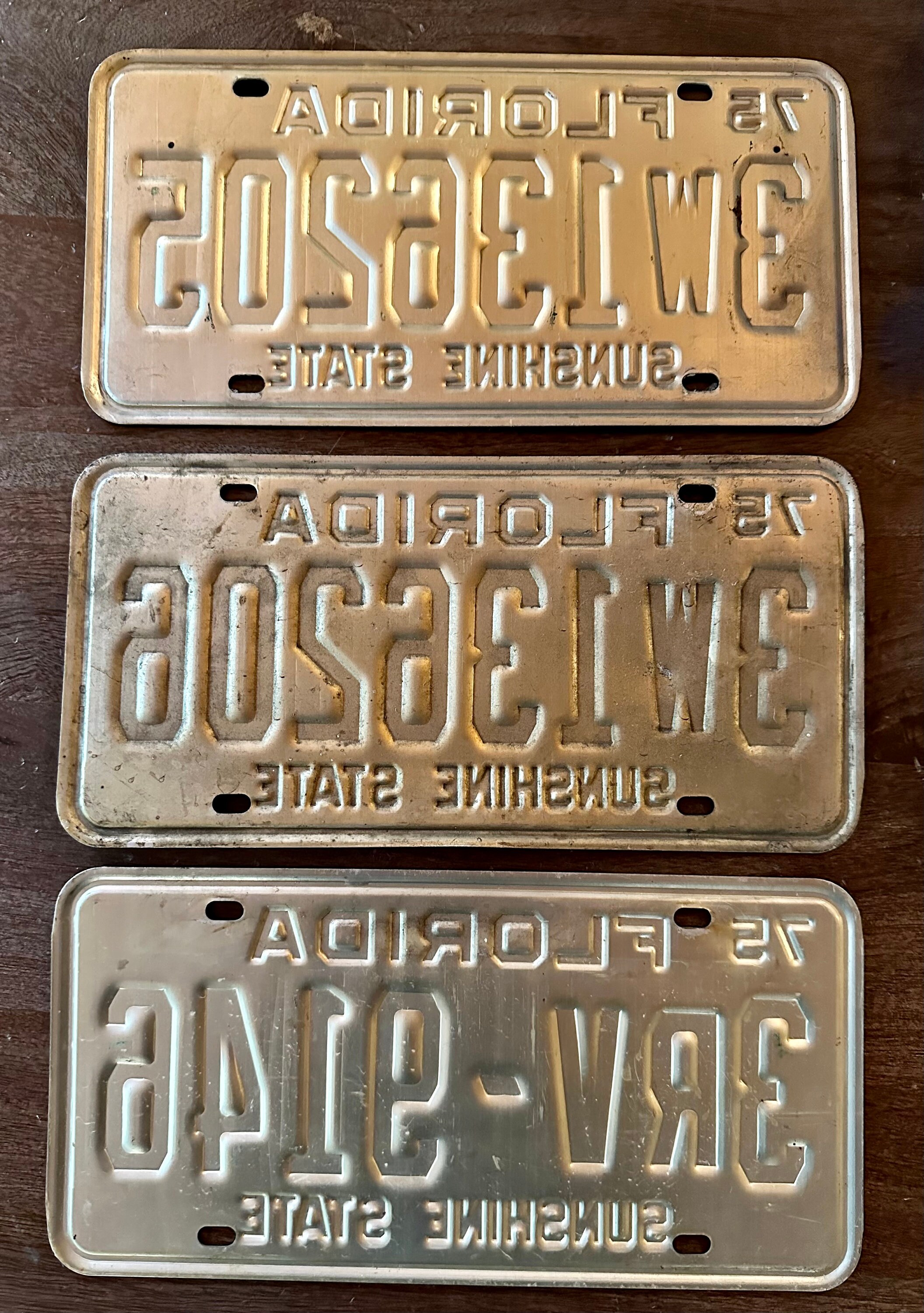 1975 Florida License Plates. Florida Plates - Etsy