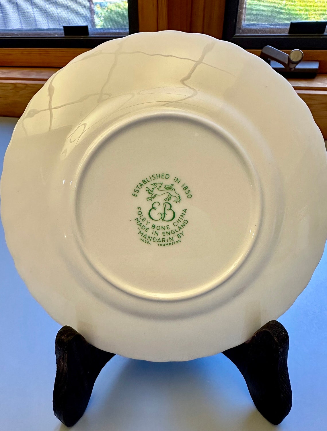 Vintage Foley Bone China “mandarin” by Hazel Thumpston Saucer/plate 6 3 ...