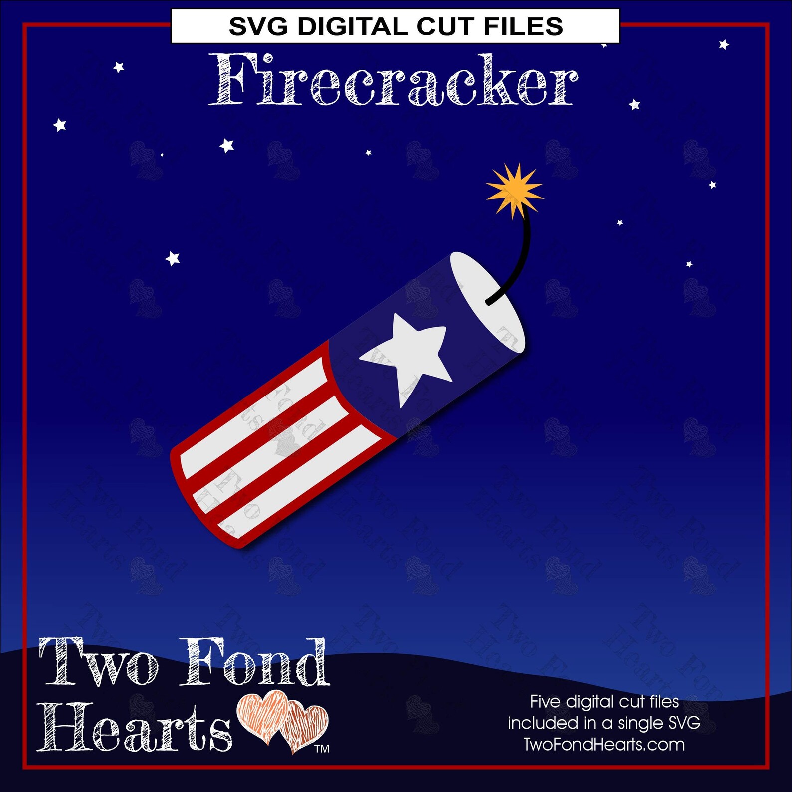 Firecracker svg cut file Firecracker cut file fireworks svg | Etsy