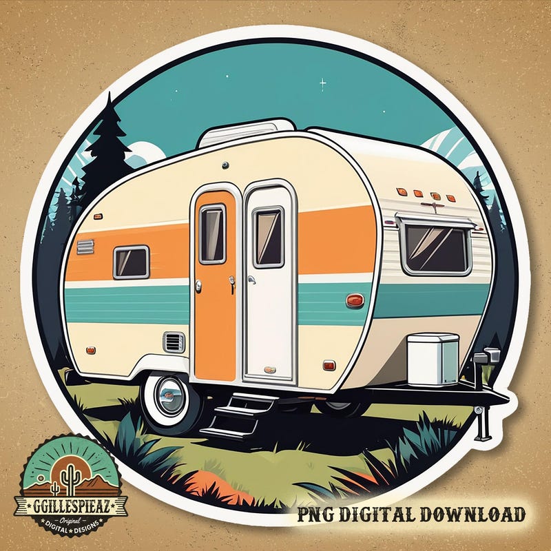Retro Camper - Etsy
