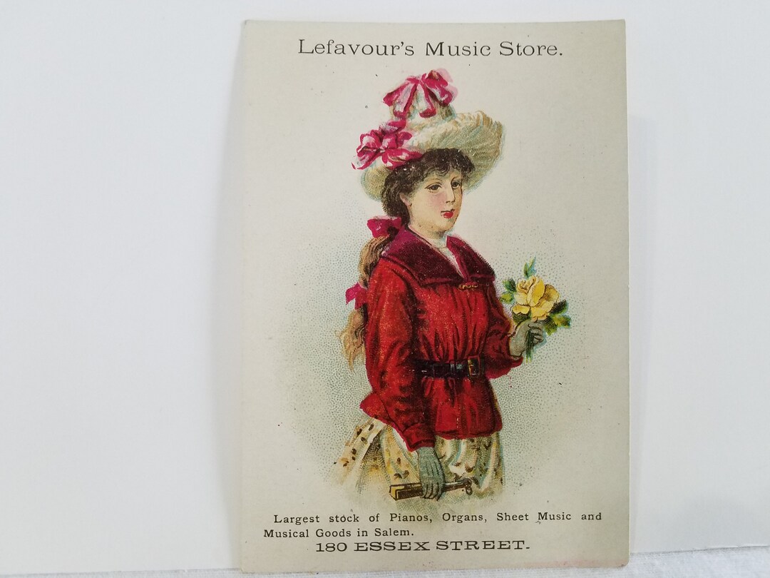 1800's Victorian Era Trade Card; Antique Trade Card; Antique ...