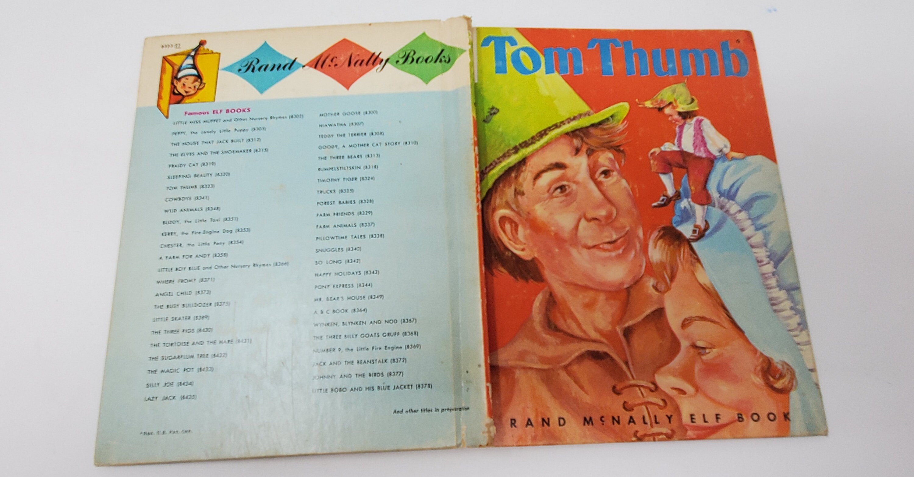 1959 Children's Book Tom Thumb Vintage Rand Mcnally Elf - Etsy