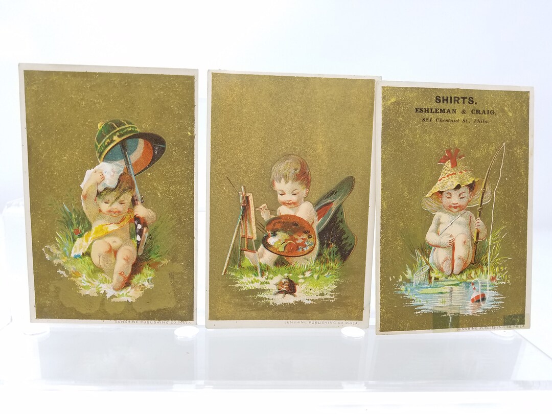 Antique Victorian Trade Cards Victorian-era Trade Cards Vintage ...