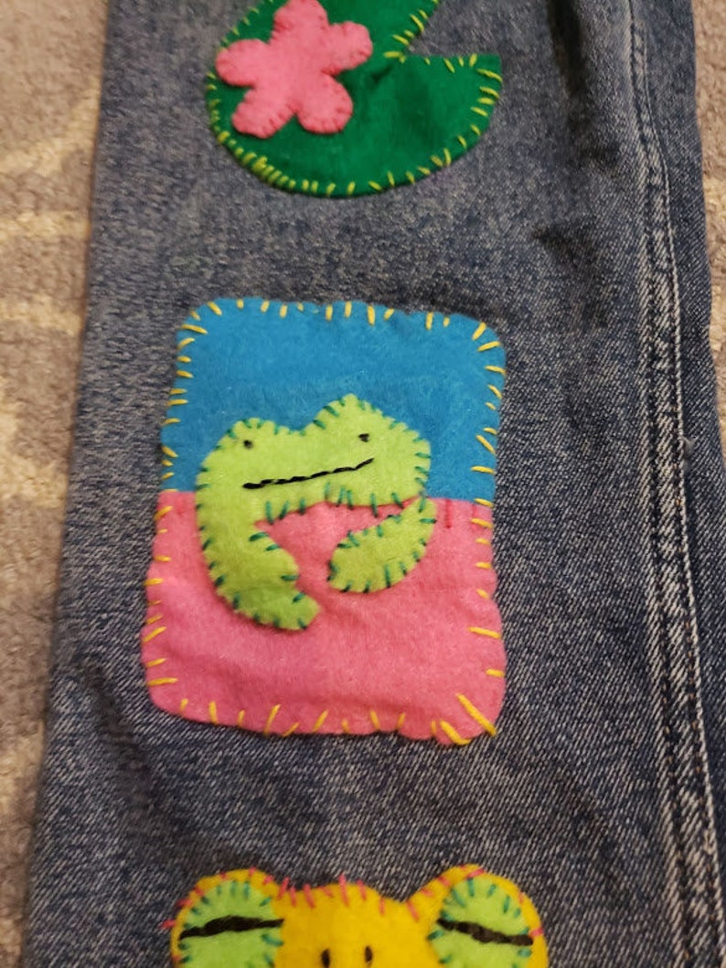 Patch Work Fun Jeans! - Etsy