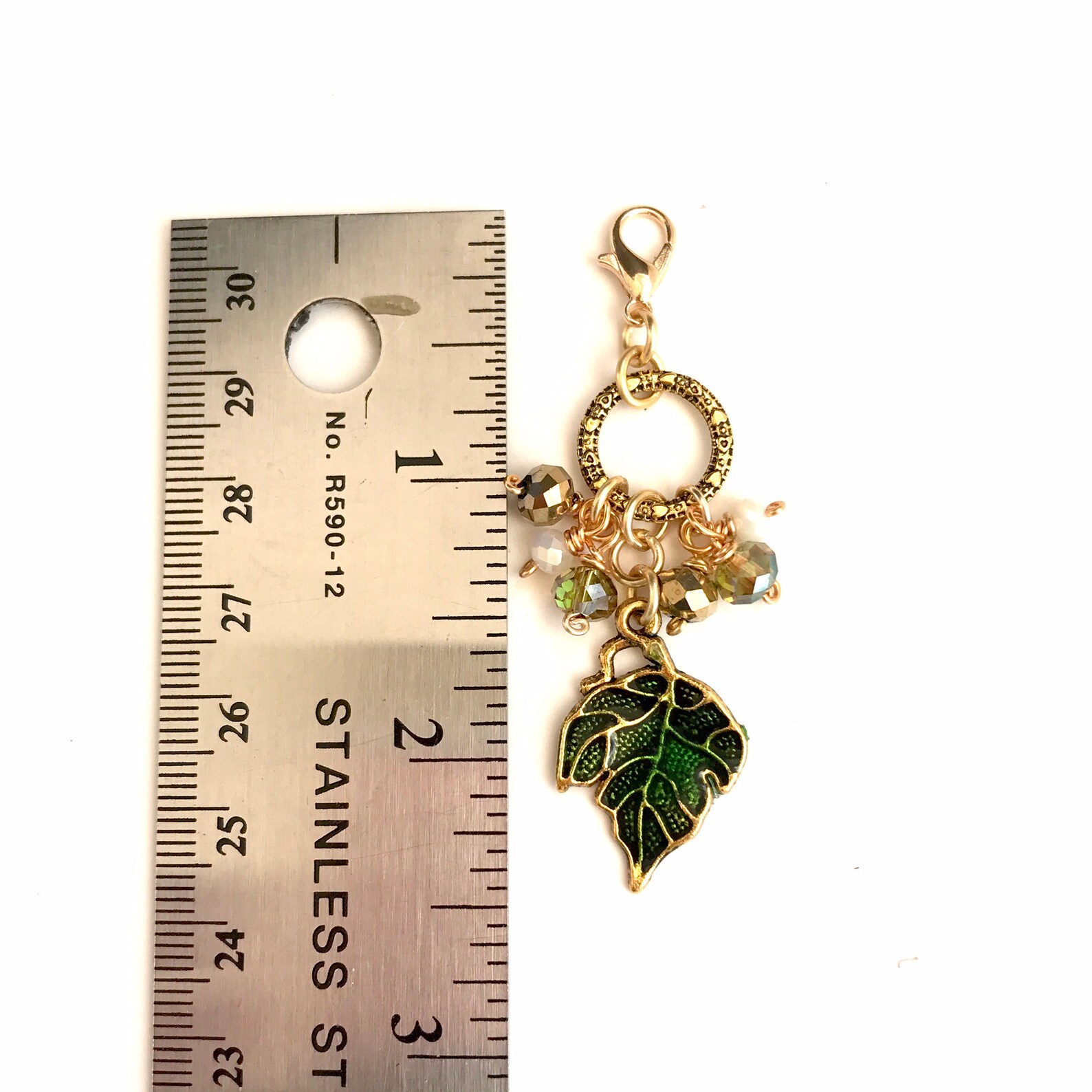 Leafy Travelers Notebook Charm Travelers Notebook Charm - Etsy