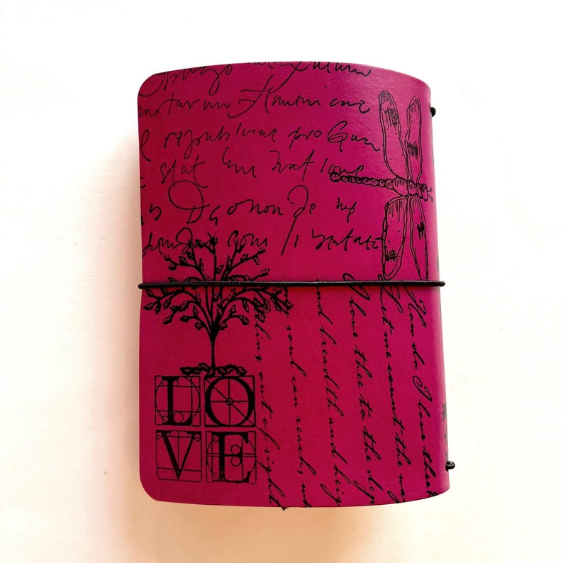 Very Berry Travelers Notebook Cover, Leather Travelers Notebook ...