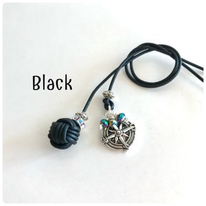 Small Compass Leather Beaded Bookmark, Travelers Notebook Accessories ...