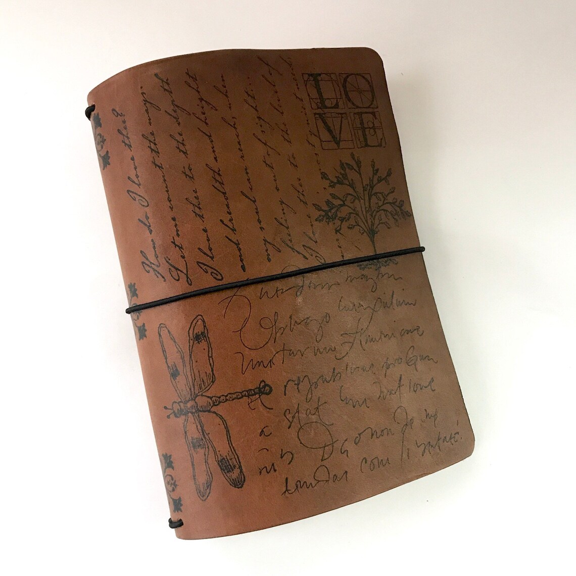 Chocolate Travelers Notebook Cover Leather Travelers - Etsy