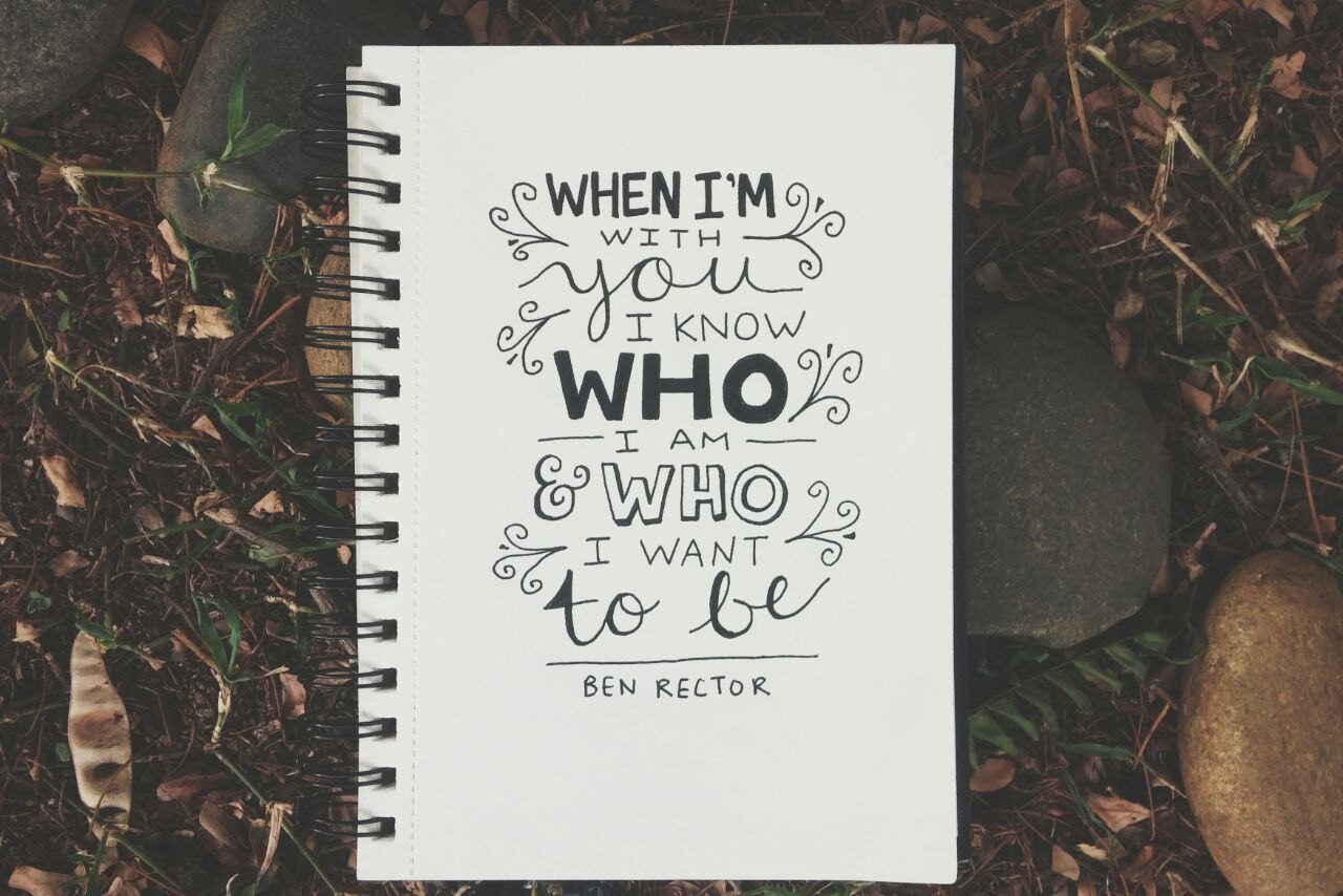 Digital Download Wedding Decoration Print "ben Rector When I'm With You ...