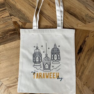 Custom Ramadan Tote , DIY Ramadan Bag , Taraweeh Bag , Ramadan Favors ...