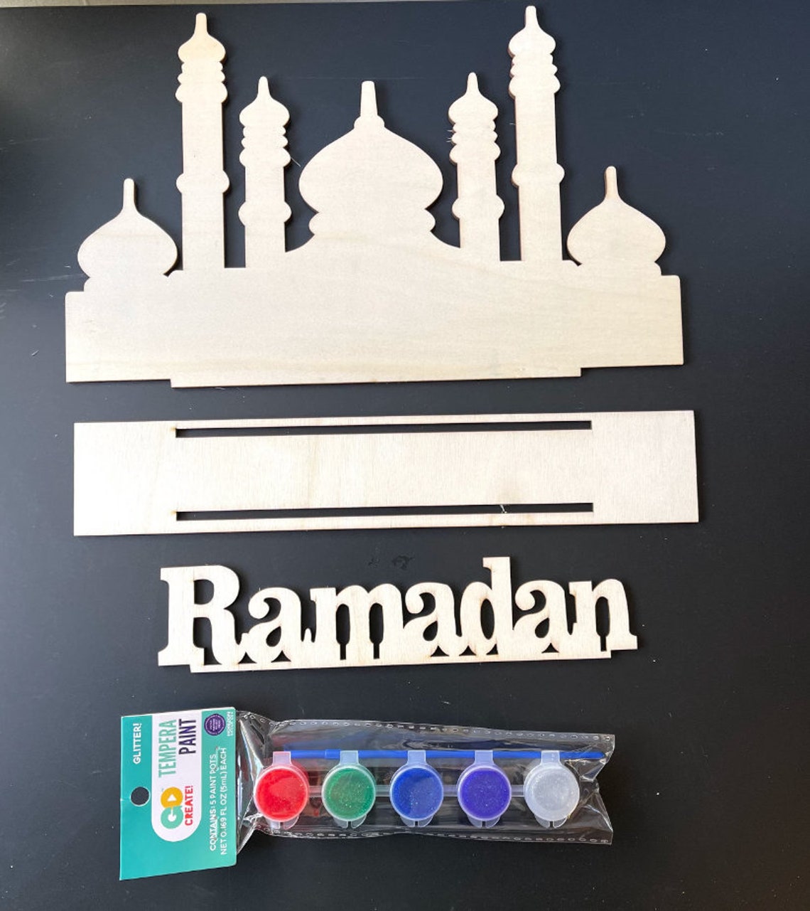 DIY Ramadan Decor for Kids , Paint Your Own Masjid , Ramadan Decor ...