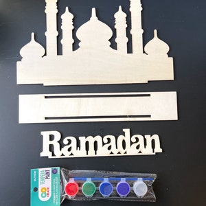 DIY Ramadan Decor for Kids , Paint Your Own Masjid , Ramadan Decor ...