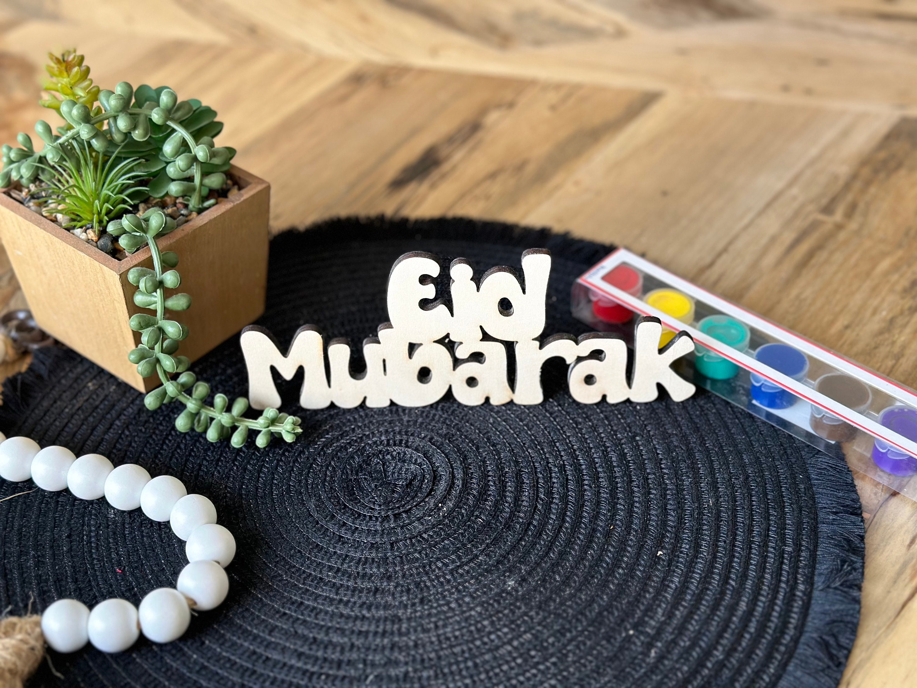 DIY Eid Decor for Kids , Paint Your Sign , Eid Decor , Ramadan Gift ...