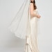 Beaded Ballet Wedding Veil for Bride, Embroidered Crystal Veil, Waltz ...