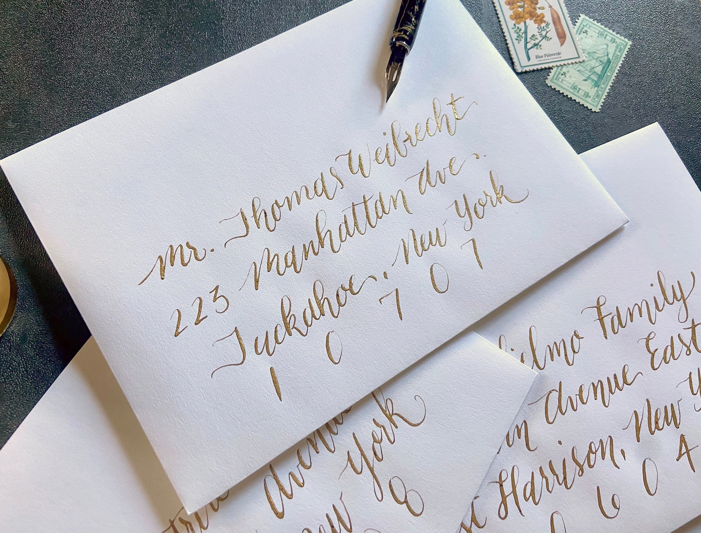 Handwritten Calligraphy Wedding Invitation Addressing - Etsy