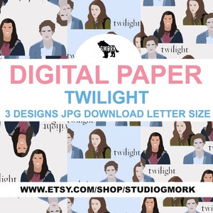 Twilight Movie Printable Papers for Planners Hobonichi - Etsy
