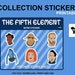 The Fifth Element Printable Sticker Collection, Jpg, for Planners or ...