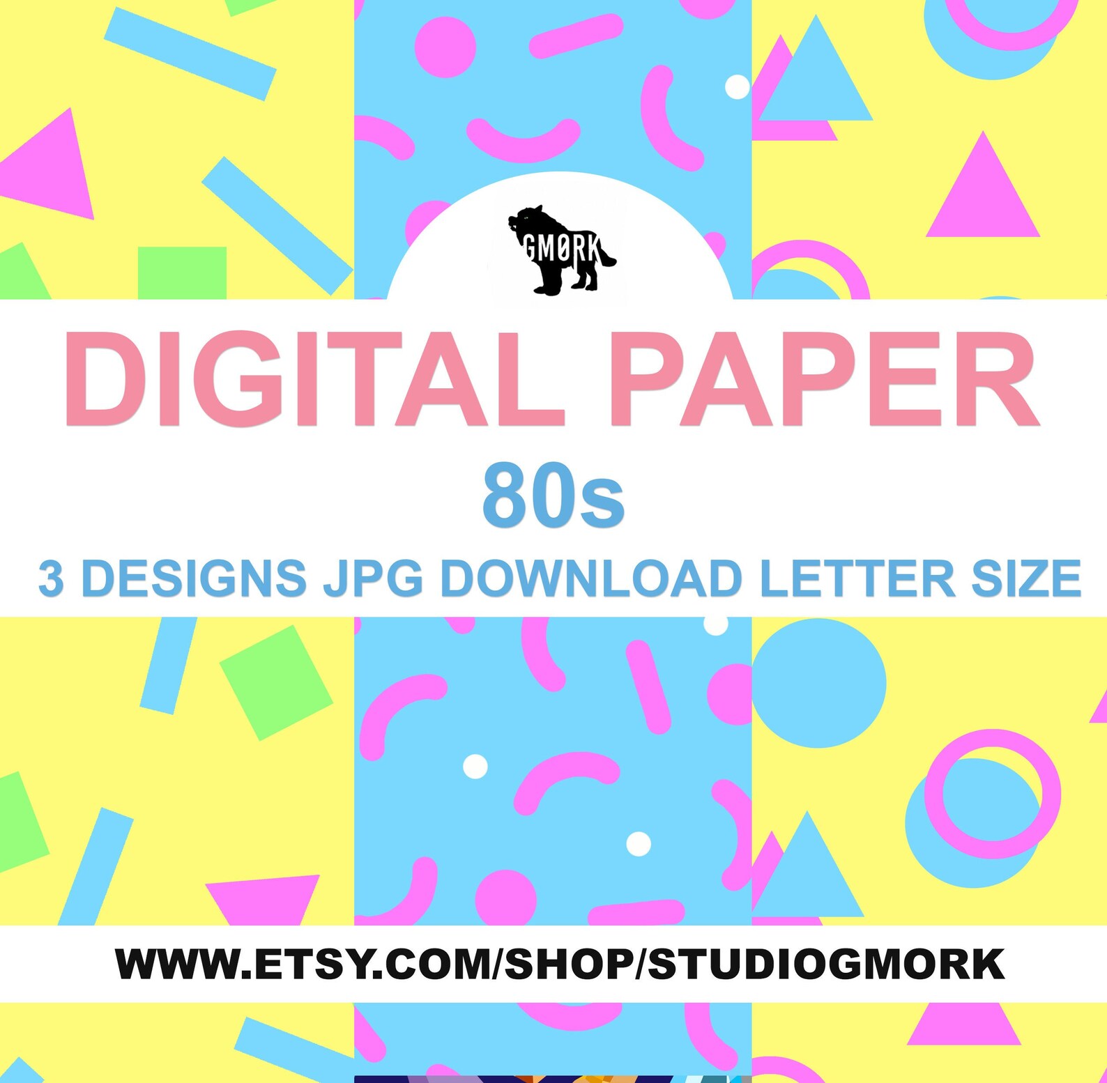 80s Retro Printable Paper for Planners Scrapbooking - Etsy