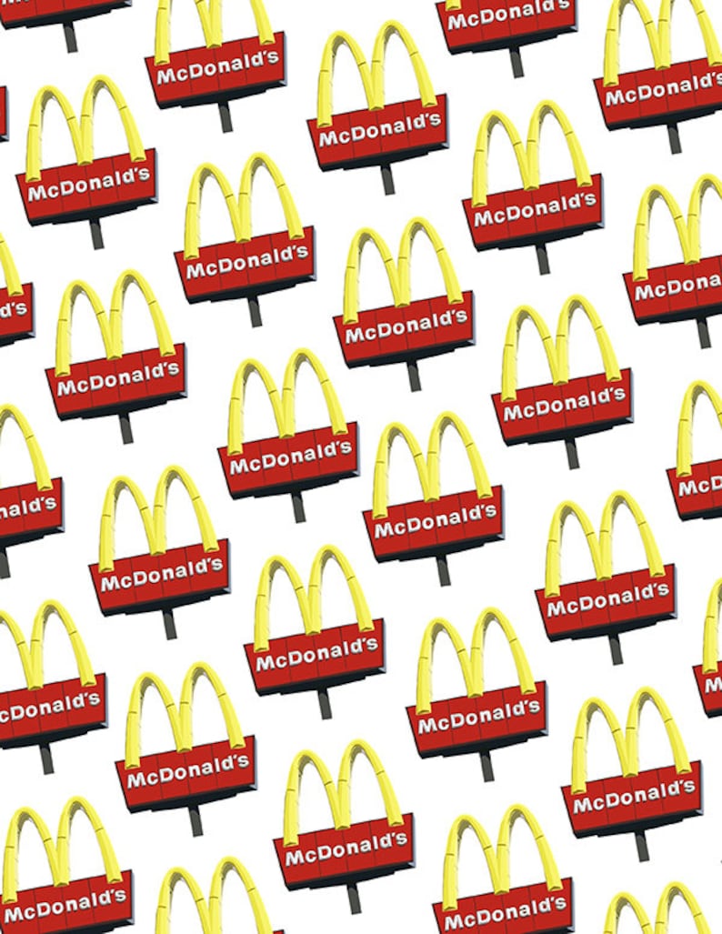 Mc Donald's Printable Paper, Digital, JPG, Download for Planners ...