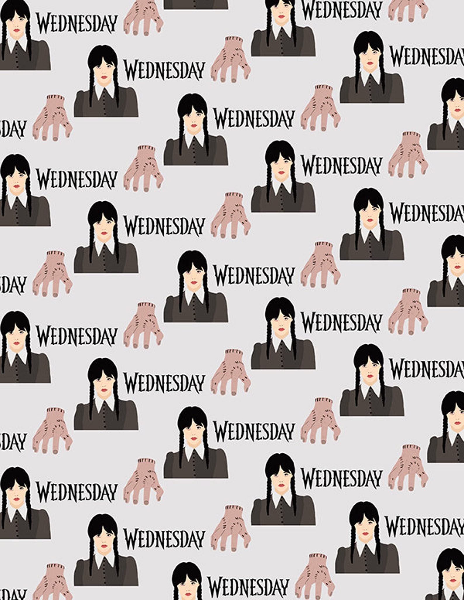 Wednesday Printable Papers, Digital, Journaling, Planner, Scrapbooking ...