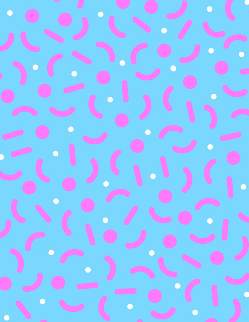 80s Retro Printable Paper for Planners Scrapbooking - Etsy