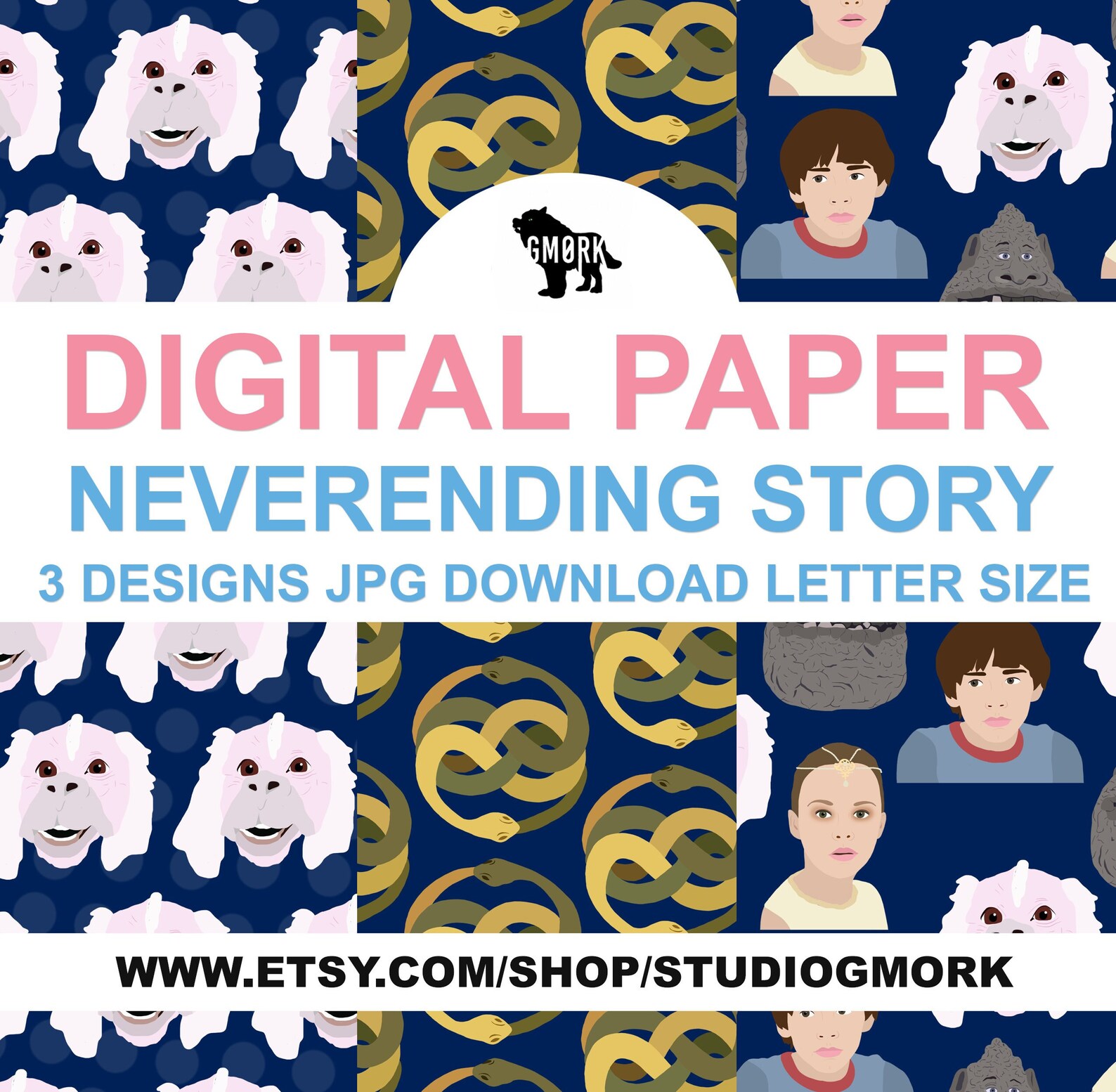 Neverending Printable Papers, Digital, JPG File, Download for Planners ...