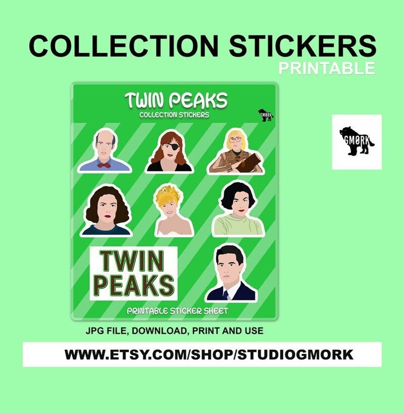 Printable Sticker Sheet"my Special Agent". Sticker Pack Inspired by ...