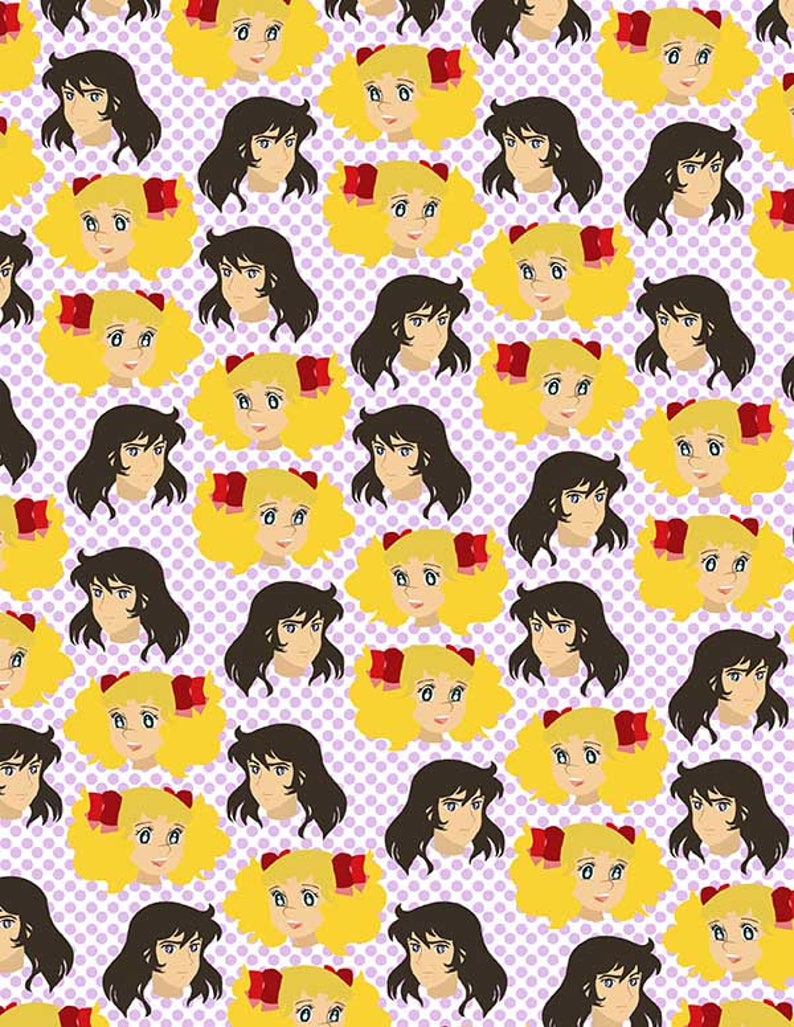 Candy Candy Printable Paper Digital JPG Download for - Etsy